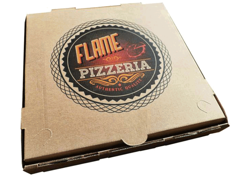 Flame Custom Pizzeria Box - Shawparth