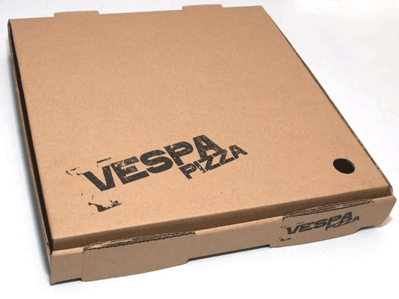 Shawparth Vespa Custom Pizza Box - Shawparth
